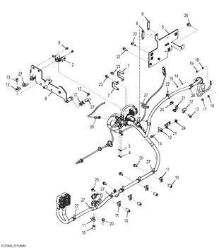 China AT322385 Wiring Harness Deere parts 300GLC, 670G, 290GLC, 870G, 850J, 180GLC, 850JR, 350DLC, 850K, 350GLC, 370E, 605K, 672G, 655K, 200DLC, 380GLC, 210G, 300D, 450J, 460E, 6.8, 770G, 550J, 550K, 250D, 650J, 120D, 240DLC, 650K, 130G, 700J... for sale