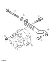 China 8980921122 Alternator Deere parts 135G, 135D for sale