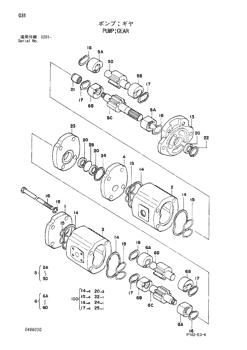 China 0466001 KIT-B Hitachi parts EX1800 for sale