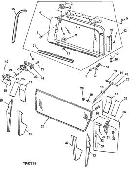 China AT75842 Isolator Deere parts 410C, 610B, 315C, 710B, 315CH, 415B, 310C, 210C, 510B, 410B for sale