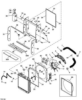 China H141815 Isolator Deere parts 280, 240, 260 for sale