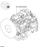 China 8971822892 Alternator Deere parts 75C, 80C for sale