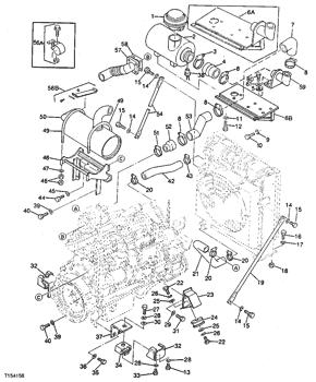 China 3029369 Isolator Deere parts 790 for sale