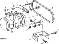 China H63772 V-Belt Deere parts 643, 544E, 690D, 544G for sale
