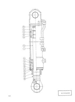 China 0155409 BUSHING Hitachi parts KH100, KH125, KH150, KH180, KH75 for sale