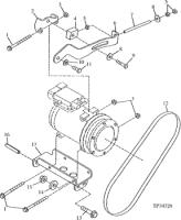 China R116307 V-Belt Deere parts 644G, 770B for sale