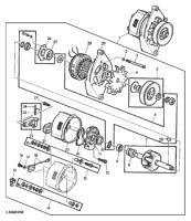 China AL36100 Alternator Deere parts 2750 for sale