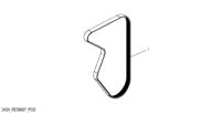 China R123461 V-Belt Deere parts 2254, 6090, 4.5, 6.8, 200LC for sale