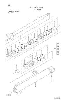 China 0494903 RING;CUSHION Hitachi parts EX20U-3, EX20UR, EX20UR-2, EX20UR-2C, EX20UR-3, EX27U, EX27UNA, EX30U, EX30UR-3, HX140B, HX140B-2, HX180B, HX180B-2, HX64B, HX64B-2, VR308, VR308-2, VR408, VR408-2, ZX20U, ZX20UR, ZX25, ZX27U, ZX30U, ... for sale