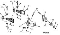 China AT175374 Isolator Deere parts 710J, 710K, 410E, 410G, 710D, 485E, 310E, 710G, 310G for sale