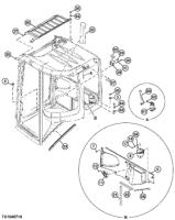 China FYD00001273 Isolator Deere parts 50D, 35D, 27D, 60D for sale