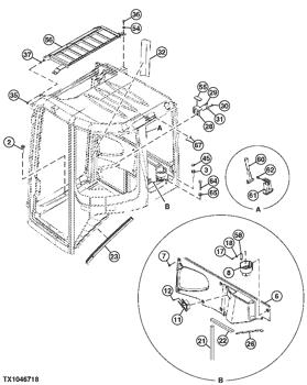 China FYD00001273 Isolator Deere parts 50D, 35D, 27D, 60D for sale