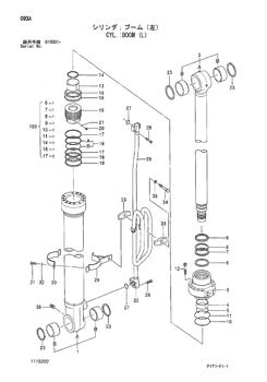 China 1119106 RING;SLIDE Hitachi parts ZX160LC-3, ZX160LC-3-AMS, ZX160LC-3-HCME, ZX170W-3, ZX170W-3-AMS, ZX170W-3DARUMA, ZX170W-3F-AMS, ZX170W-3F-HCME, ZX60USB-3, ZX60USB-3F, ZX60USBNA-3, ZX65USB-3F, ZX85USB-3-HCME for sale