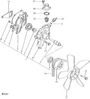 China M811281 V-Belt Deere parts 3375 for sale