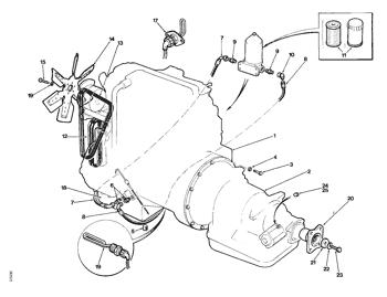 China 811065500 V BELT SET - FAN (2 BELTS) Deere parts 240, 230 for sale