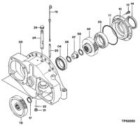China 0001284 Housing Deere parts 550LC for sale