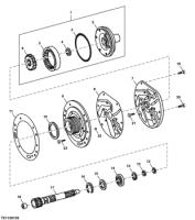 China AR67030 Housing Deere parts 540B, 570B for sale