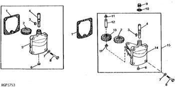 China AR80682 Housing Deere parts 644C, 743, 740A, 646C, 762A, 743A for sale