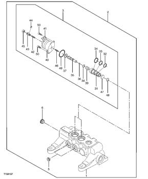 China 4455991 Solenoid Valve Deere parts 200CLC, 225CLC, 370C, 2054, 2554, 230CLC, 270CLC, 135C, 160C, 120C, 3554 for sale