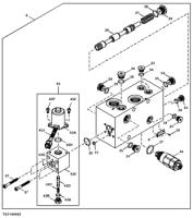 China 0980511 Solenoid Hydraulic Valve Deere parts 450DLC, 470GLC for sale