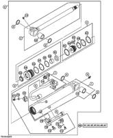 China 0986605 Back-Up Ring Deere parts 17D, 27D for sale