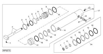 China H166439 Back-Up Ring Deere parts 521, 325, 260, 522 for sale