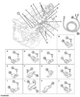 China 4715201 Electrical Connector Assy Deere parts 850DLC, 450DLC, 650DLC for sale