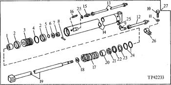 China R35684 Back-Up Ring Deere parts 540B, 690C, 670A, 2355, 710B, 350D, 643D, 2640, 2755, 610B, 444D, 444E, 743, 644D, 770A, 710D, 762A, 640D, 693C, 644E, 740, 640, 862, 410C, 690CR, 415B, 762B, 544D, 544E, 310, 570B, 770B, 410D, 540D, ... for sale