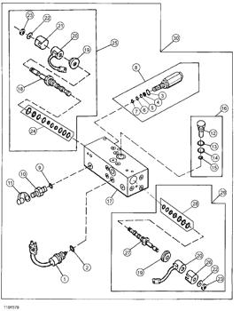 China AT147011 Solenoid Deere parts 670D, 670G, 870D, 870G, 643D, RE68144, 643G, 1400, 672G, 710D, 644G, 670C, 770C, 770D, 770G, 544G, 410D, RE151971, 540E, 540G, 872G, 772G for sale
