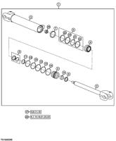 China R79101 Back-Up Ring Deere parts 9510R, 903JH, 9510RT, 903KH, 909JH, 909KH, 9560R, 9560RT, 9300, 9300G, 210K, 210LE, 210LJ, 210C, 700H, 300D, 410J, 9500, 415B, 6.8, 410, 550, 310, 762, 310A, 310C, 310E, 310G, 310J, 310K, 310SJ, 840, ... for sale
