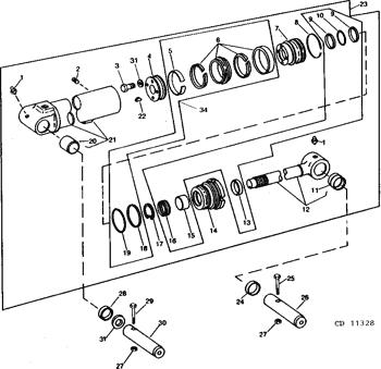 China R79122 Back-Up Ring Deere parts 500B, 500C, 770, 9250, 510B, 444, 444C, 9300, 610B, 644C, 350C, 450C, 555B, 644D, 670, 770A, 455E, 770B, 555, 544D, 9500, 862, 410C, 990, 415B, 410, 544B, 544C, 510, 410B, 890, 550, 310, 862B, 310A, 6... for sale