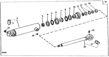 China R81190 Back-Up Ring Deere parts 302, 690B, 480C, 300, 401B, 690, 301, 693B, 410, 301A for sale