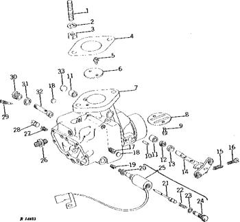 China AT30178 Solenoid Deere parts 500A, 500B, 600 for sale