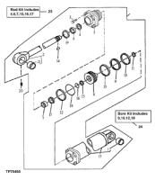 China R86290 Back-Up Ring Deere parts 410C, 410D, 544G, 710B, RE151971, 862B, 540E, 762B, 540G, 710D, 544E for sale