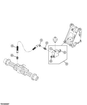 China AT324958 Solenoid Hydraulic Valve Deere parts 324J, 244K, 244J, 324K, 304J, 344K, 344J for sale