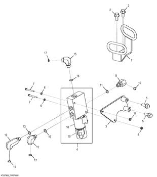 China AT333815 Solenoid Valve Coil Deere parts 323D, 320E, 325, 323E, 326D, 328D, 329D, RE68144, 1400, 332, 332D, 333D, 848H, 848HTJ, 335C, 335D, 315, 435C, 317, 318D, CT322, 437D, CT332, 318E, 320D for sale