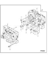 China 0309403 Back-Up Ring Deere parts 490, 160LC, 495D, 110, 120, 590D, 120C for sale