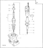 China 4222709 Solenoid Valve Deere parts 992D for sale