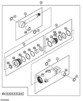 China 0891905 Back-Up Ring Deere parts 50D, 17D, 27D, 50G, 35D for sale