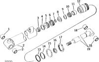 China R78993 Back-Up Ring Deere parts 500A, 555, 7712, 500B, 540D, 92, 340D, 510, 9250, 401C, 9250A, 444, 6400, 93, 444C, 6405, 9300, 450, 6410, 450B, 6415, 644C, 350C, 450C, 555B, 455D, 450D, 401D, 455E, 450E, 762A, 500, 300B, 440D, 555A... for sale