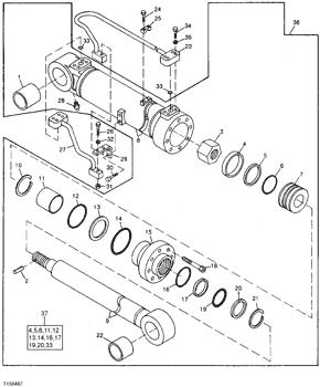 China 0207702 Tube Deere parts 490 for sale