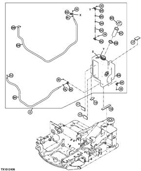China 4348600 Tube Deere parts 35D, 35ZTS, 60D, 27C, 50D, 27D, 50G, 27ZTS, 17D, 60G, 35C, 17ZTS for sale