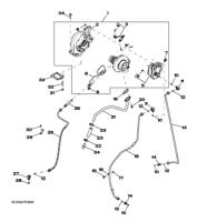 China RE538126 Turbocharger Kit Deere parts 764, 1170E, 1070E, 1210E, 1510E for sale