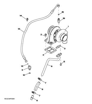 China RE548751 Turbocharger for sale