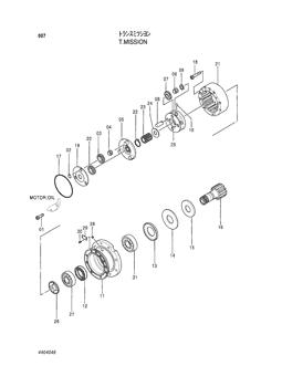 China 4428162 SEAL;OIL Hitachi parts EX50UNA, ZX40U, ZX50U for sale