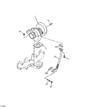 China 8972894430 Turbocharger Deere parts 180 for sale