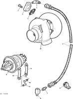 China RE30028 Turbocharger Deere parts 450, 490, 450B, 450C, 440, 415B, COMPONENT for sale