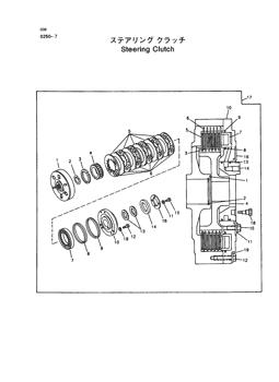China 19H3267 SCREW Hitachi parts DX75, DX75L, DX75M, LX150-5 for sale
