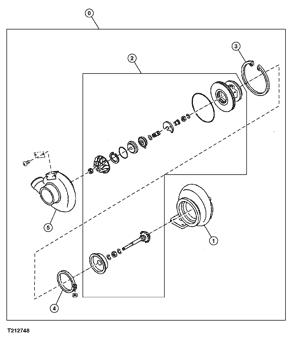 China 8972333090 Turbocharger Kit Deere parts 180, 135C for sale