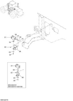 China 01033-05035 SCREW;SEMS Hitachi parts ZW220, ZW220-HCMF, ZW250, ZW250-HCMF, ZW310, ZW310-A, ZW310-HCMF for sale